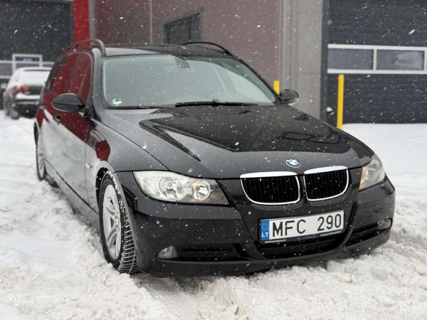 Black BMW 320 2006 in Vilnius, with an engine capacity of 2.00 L and mileage of 319 thousand km for 1950 €, photo 2 on AUTOMOTO.COM.LV