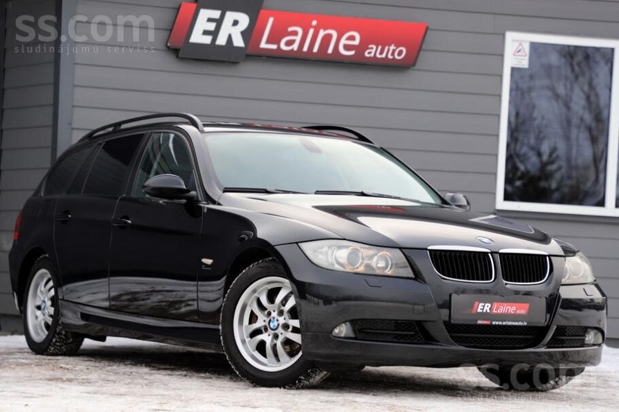 Black BMW 320 2006 in Tukums, with an engine capacity of 2.00 L and mileage of 249 thousand km for 4700 €, photo 1 on AUTOMOTO.COM.LV