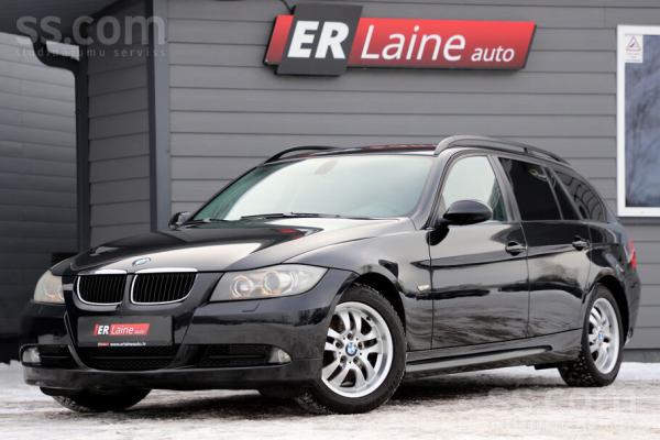 Black BMW 320 2006 in Tukums, with an engine capacity of 2.00 L and mileage of 249 thousand km for 4700 €, photo 2 on AUTOMOTO.COM.LV