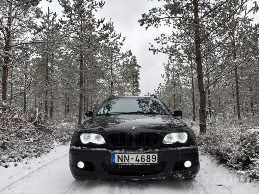 Black BMW 320 2006 in Daugavpils, with an engine capacity of 2.00 L and mileage of 456 thousand km for 2800 €, photo 1 on AUTOMOTO.COM.LV