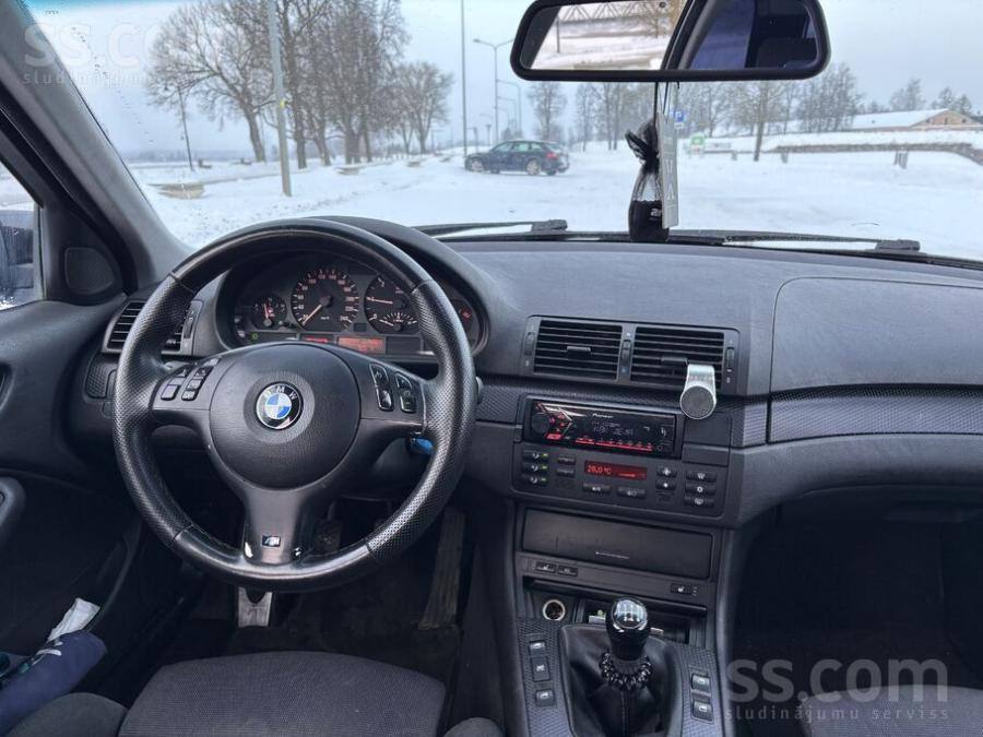 Black BMW 320 2006 in Daugavpils, with an engine capacity of 2.00 L and mileage of 456 thousand km for 2800 €, photo 7 on AUTOMOTO.COM.LV
