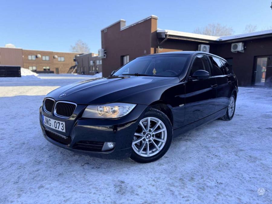 Black BMW 320 2006 in Kaisiadorys, with an engine capacity of 2.00 L and mileage of 415 thousand km for 2650 €, photo 1 on AUTOMOTO.COM.LV
