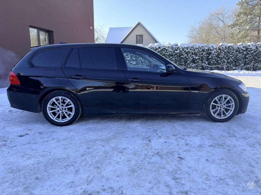 Black BMW 320 2006 in Kaisiadorys, with an engine capacity of 2.00 L and mileage of 415 thousand km for 2650 €, photo 6 on AUTOMOTO.COM.LV