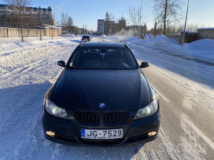 Black BMW 320 2006 in Daugavpils, with an engine capacity of 2.00 L and mileage of 358 thousand km for 3200 €, photo 2 on AUTOMOTO.COM.LV