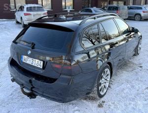 Black BMW 320 2006 in Riga, with an engine capacity of 2.00 L and mileage of 0 thousand km for 2550 €, photo 6 on AUTOMOTO.COM.LV