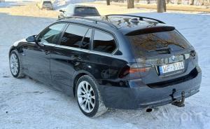Black BMW 320 2006 in Riga, with an engine capacity of 2.00 L and mileage of 0 thousand km for 2550 €, photo 7 on AUTOMOTO.COM.LV