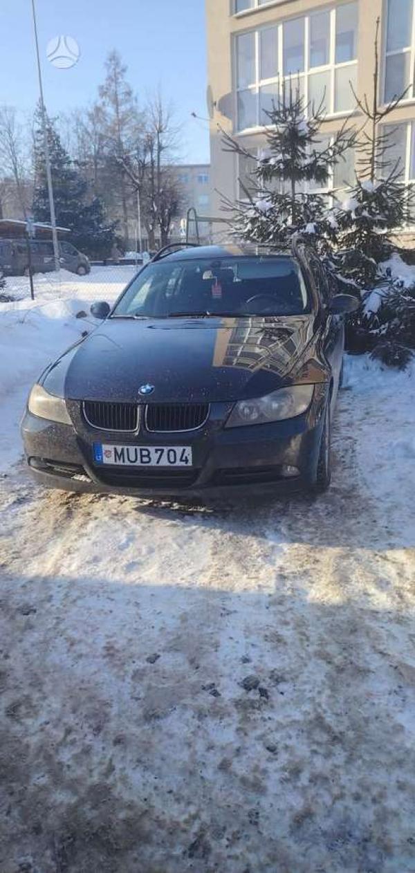 Melns BMW 320 2006 Utena, ar dzinēja tilpumu 2.00 L un nobraukumu 40 tūkst. km par 2400 €, foto 1 vietnē AUTOMOTO.COM.LV