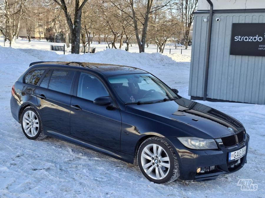 Black BMW 320 2006 in Silute, with an engine capacity of 2.00 L and mileage of 377 thousand km for 3350 €, photo 1 on AUTOMOTO.COM.LV