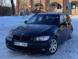 Black BMW 320 2006 in Ukmerge, with an engine capacity of 2.00 L and mileage of 404 thousand km for 3350 €, photo  on AUTOMOTO.COM.LV