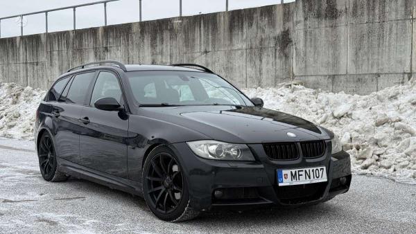 Black BMW 320 2006 in Vilnius, with an engine capacity of 2.00 L and mileage of 400 thousand km for 4300 €, photo 1 on AUTOMOTO.COM.LV