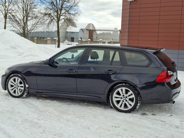Black BMW 320 2006 in Silute, with an engine capacity of 2.00 L and mileage of 370 thousand km for 3300 €, photo 5 on AUTOMOTO.COM.LV