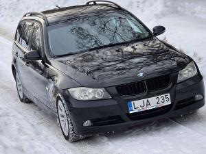 Black BMW 320 2006 in Radviliskis, with an engine capacity of 2.00 L and mileage of 400 thousand km for 2750 €, photo 3 on AUTOMOTO.COM.LV