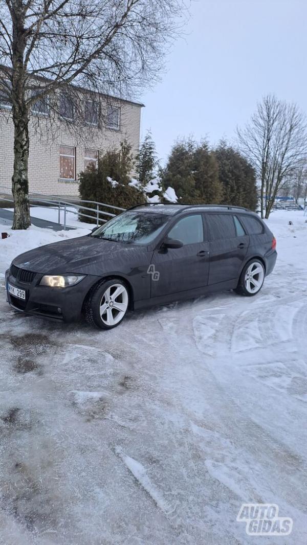 Black BMW 320 2006 in Jonava, with an engine capacity of 2.00 L and mileage of 355 thousand km for 3100 €, photo 2 on AUTOMOTO.COM.LV