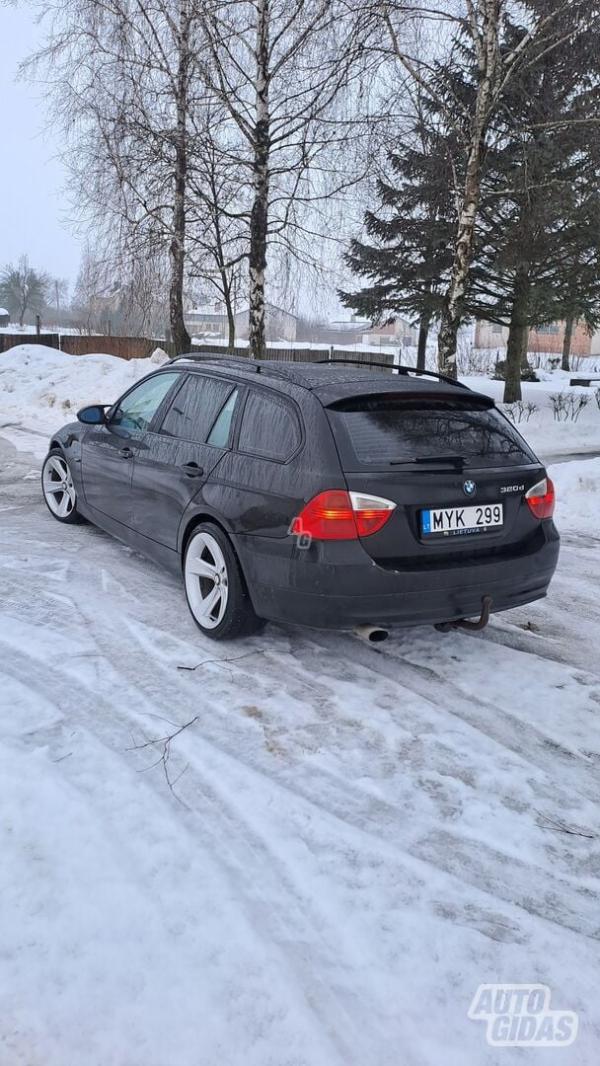 Black BMW 320 2006 in Jonava, with an engine capacity of 2.00 L and mileage of 355 thousand km for 3100 €, photo 3 on AUTOMOTO.COM.LV