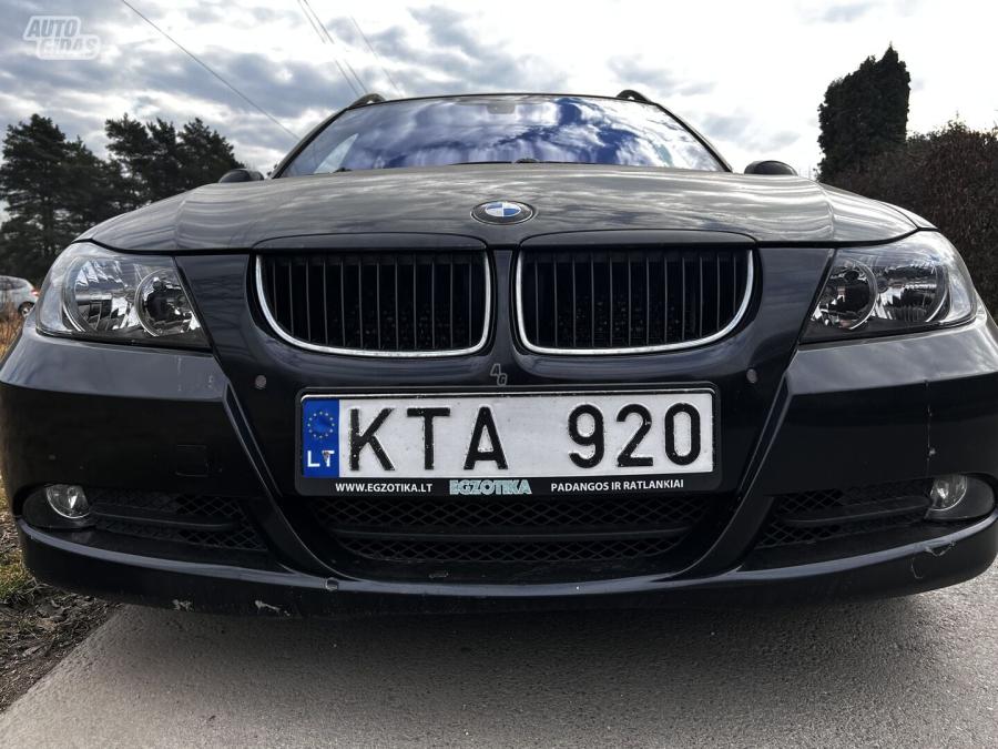 Black BMW 320 2006 in Vilnius, with an engine capacity of 2.00 L and mileage of 442 thousand km for 2200 €, photo 6 on AUTOMOTO.COM.LV
