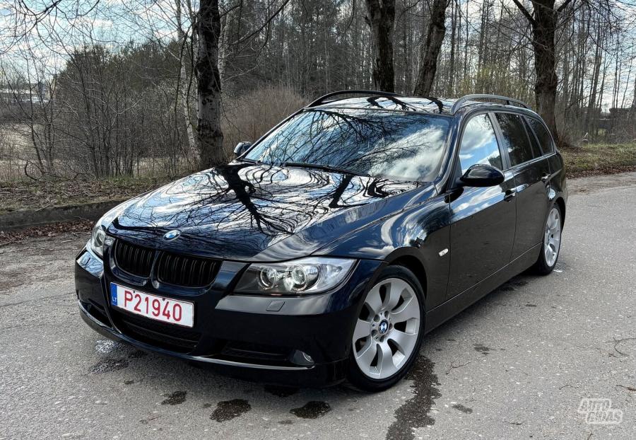 Black BMW 320 2006 in Taurage, with an engine capacity of 2.00 L and mileage of 319 thousand km for 2799 €, photo 6 on AUTOMOTO.COM.LV