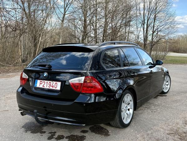 Black BMW 320 2006 in Taurage, with an engine capacity of 2.00 L and mileage of 319 thousand km for 2799 €, photo 6 on AUTOMOTO.COM.LV