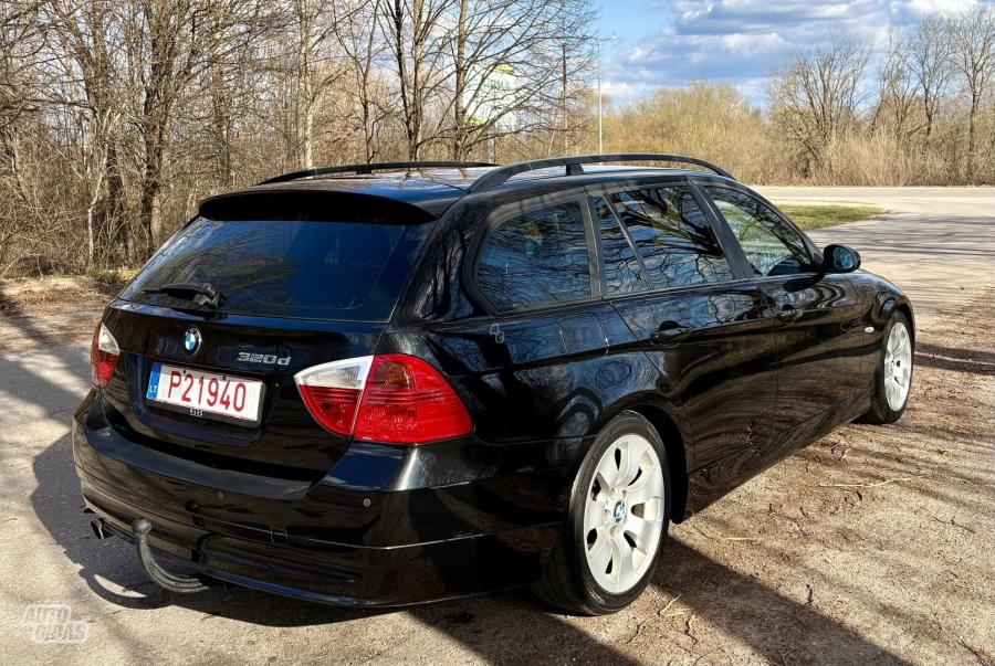 Black BMW 320 2006 in Taurage, with an engine capacity of 2.00 L and mileage of 319 thousand km for 2799 €, photo 12 on AUTOMOTO.COM.LV