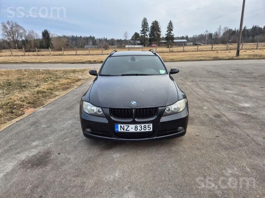 Black BMW 320 2006 in Ogre, with an engine capacity of 2.00 L and mileage of 332 thousand km for 4000 €, photo 1 on AUTOMOTO.COM.LV