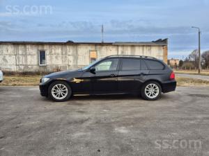 Black BMW 320 2006 in Ogre, with an engine capacity of 2.00 L and mileage of 332 thousand km for 4000 €, photo 4 on AUTOMOTO.COM.LV