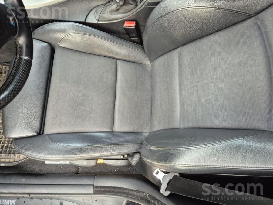 Black BMW 320 2006 in Ogre, with an engine capacity of 2.00 L and mileage of 332 thousand km for 4000 €, photo 7 on AUTOMOTO.COM.LV