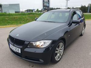 Melns BMW 320 2006 Kauņa, ar dzinēja tilpumu 2.00 L un nobraukumu 350 tūkst. km par 3750 €, foto  vietnē AUTOMOTO.COM.LV