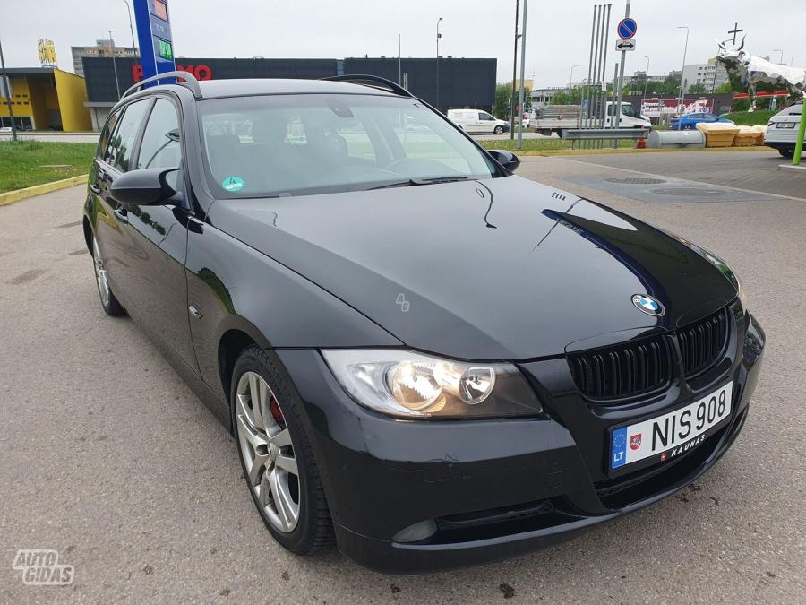 Melns BMW 320 2006 Kauņa, ar dzinēja tilpumu 2.00 L un nobraukumu 350 tūkst. km par 3750 €, foto 4 vietnē AUTOMOTO.COM.LV