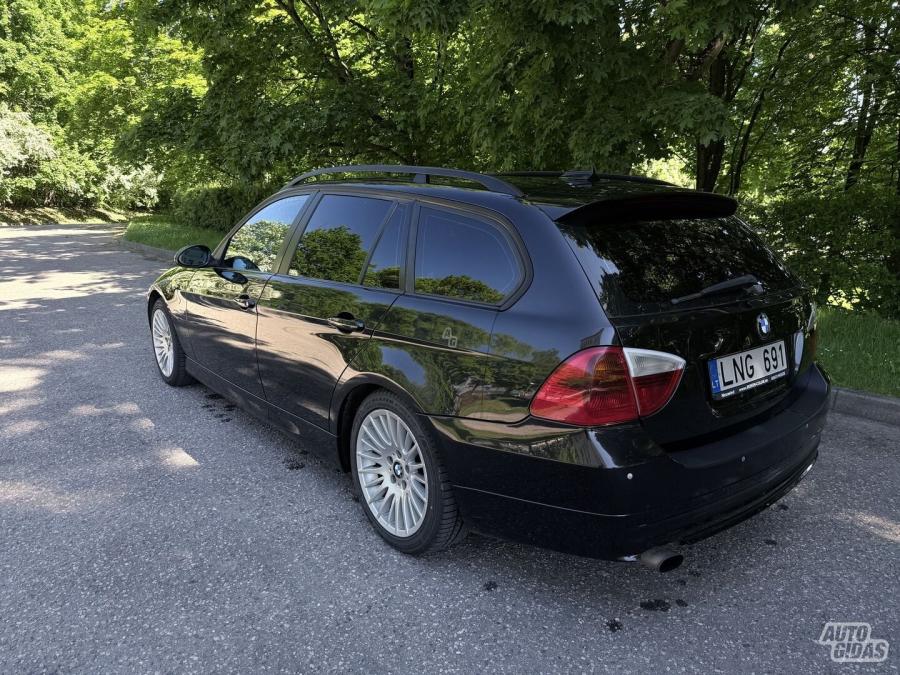 Black BMW 320 2006 in Vilnius, with an engine capacity of 2.00 L and mileage of 305 thousand km for 1799 €, photo 7 on AUTOMOTO.COM.LV