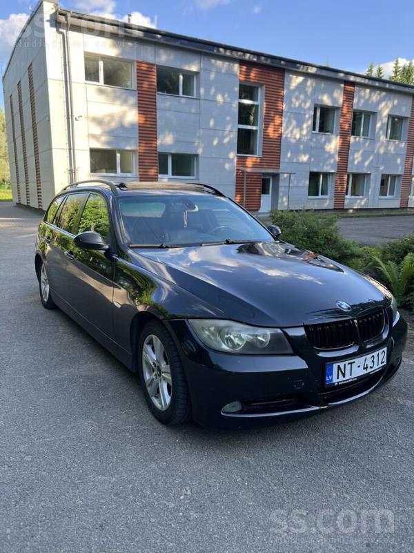 Black BMW 320 2006 in Rezekne, with an engine capacity of 2.00 L and mileage of 425 thousand km for 2300 €, photo 1 on AUTOMOTO.COM.LV
