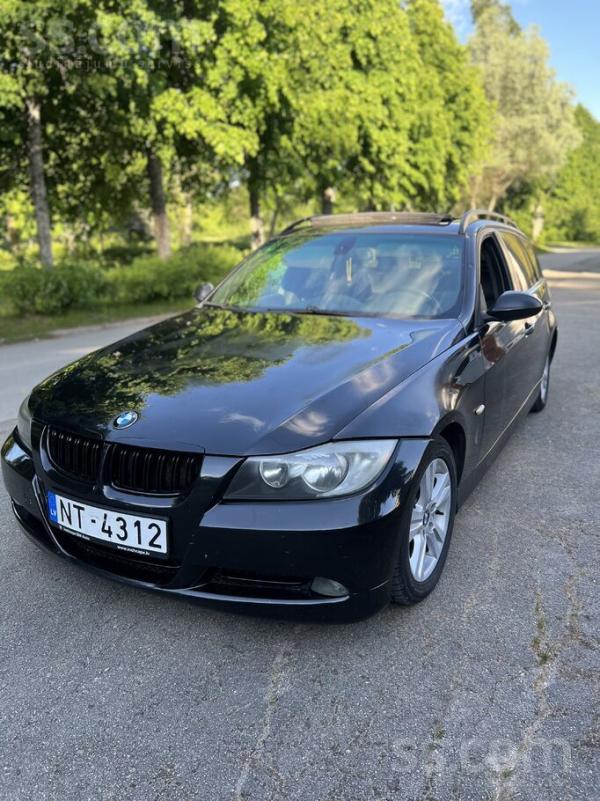 Black BMW 320 2006 in Rezekne, with an engine capacity of 2.00 L and mileage of 425 thousand km for 2300 €, photo 2 on AUTOMOTO.COM.LV