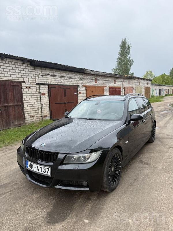 Черный БМВ 320 2006 в Балви, объемом двигателя 2.00 л и пробегом 436 тыс. км за 3500 €, фото 1 на AUTOMOTO.COM.LV