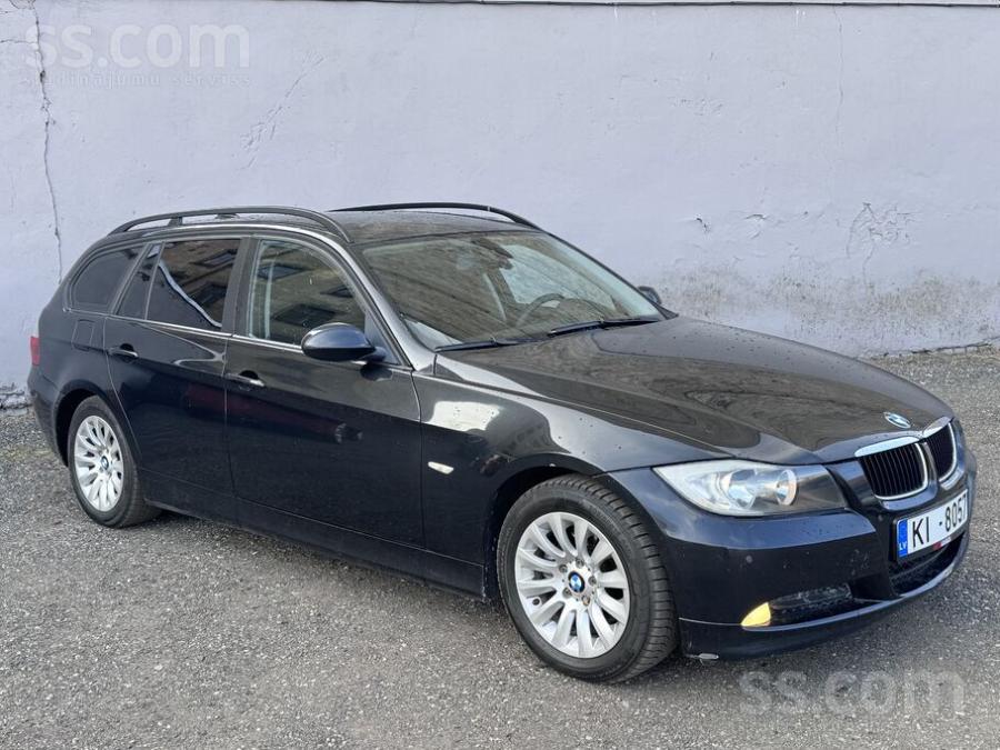Black BMW 320 2006 in Riga, with an engine capacity of 2.00 L and mileage of 349 thousand km for 2850 €, photo 3 on AUTOMOTO.COM.LV