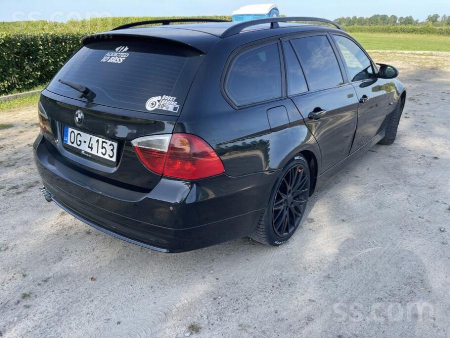 Черный БМВ 320 2006 в Бауска, объемом двигателя 2.00 л и пробегом 392 тыс. км за 3395 €, фото 4 на AUTOMOTO.COM.LV