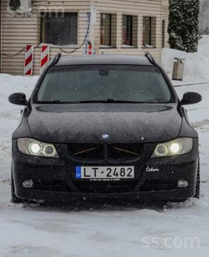 Черный БМВ 320 2006 в Тукумс, объемом двигателя 2.00 л и пробегом 455 тыс. км за 3000 €, фото  на AUTOMOTO.COM.LV