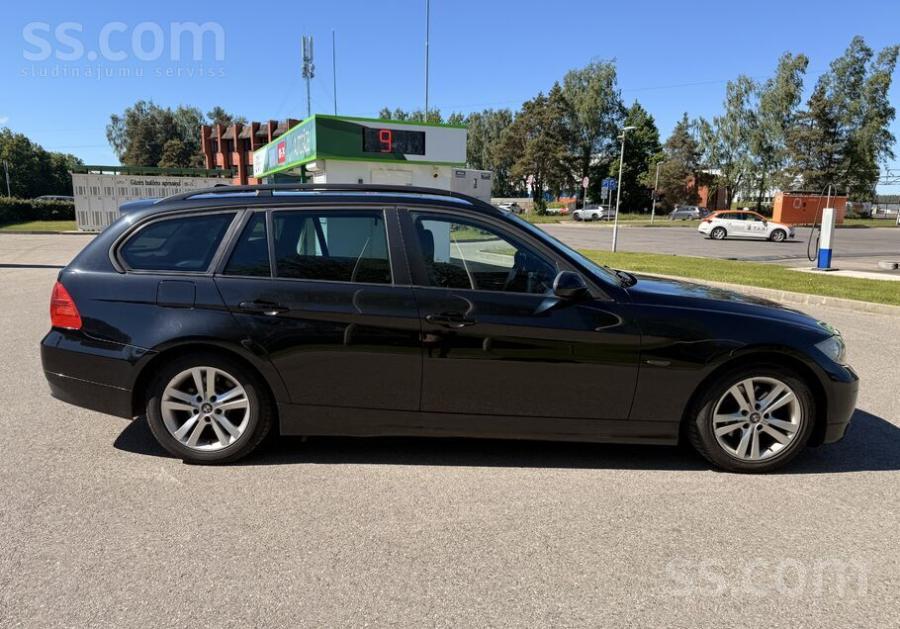 Black BMW 320 2006 in Riga, with an engine capacity of 2.00 L and mileage of 300 thousand km for 4100 €, photo 8 on AUTOMOTO.COM.LV