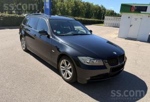 Black BMW 320 2006 in Riga, with an engine capacity of 2.00 L and mileage of 300 thousand km for 4100 €, photo 9 on AUTOMOTO.COM.LV