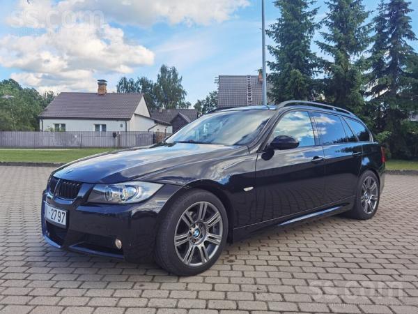 Black BMW 320 2006 in Dobele, with an engine capacity of 2.00 L and mileage of 247 thousand km for 5500 €, photo 1 on AUTOMOTO.COM.LV