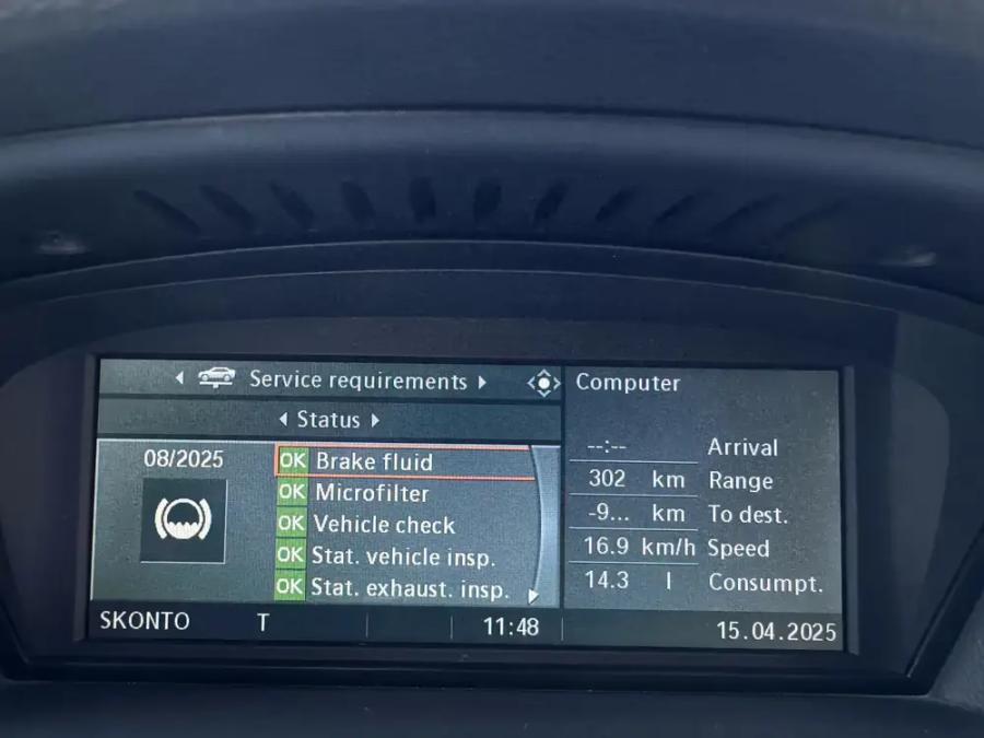 Black BMW 320 2006 in Riga, with an engine capacity of 2.00 L and mileage of 425 thousand km for 3390 €, photo 22 on AUTOMOTO.COM.LV