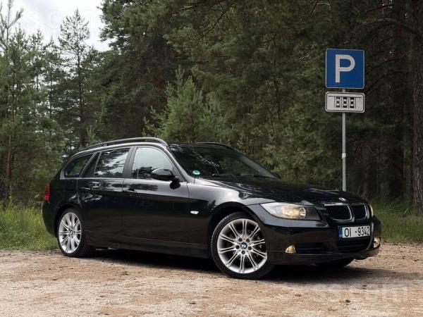 Black BMW 320 2006 in Riga, with an engine capacity of 2.00 L and mileage of 302 thousand km for 4800 €, photo 1 on AUTOMOTO.COM.LV