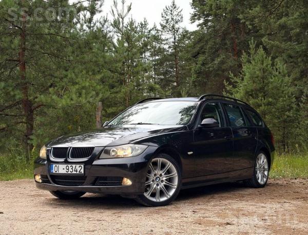 Black BMW 320 2006 in Riga, with an engine capacity of 2.00 L and mileage of 302 thousand km for 4800 €, photo 3 on AUTOMOTO.COM.LV
