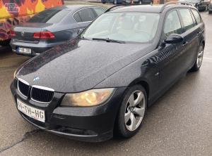 Black BMW 320 2006 in Vilnius, with an engine capacity of 2.00 L and mileage of 395 thousand km for 1650 €, photo 5 on AUTOMOTO.COM.LV