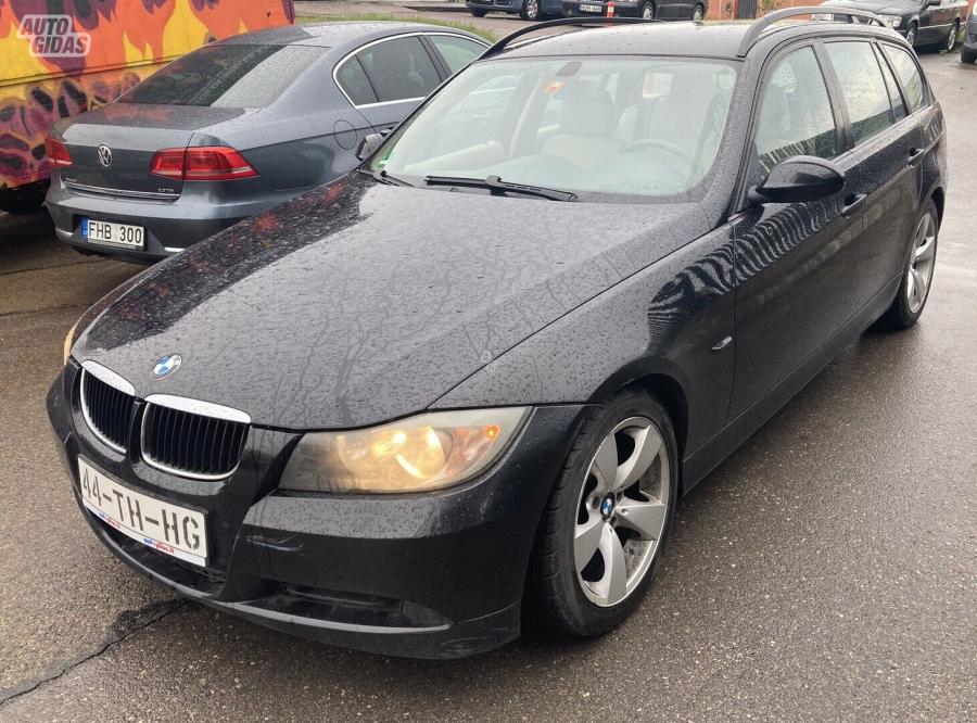 Black BMW 320 2006 in Vilnius, with an engine capacity of 2.00 L and mileage of 395 thousand km for 1650 €, photo 5 on AUTOMOTO.COM.LV