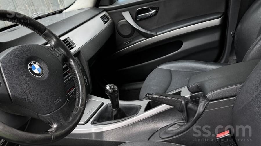 Black BMW 320 2006 in Riga, with an engine capacity of 2.00 L and mileage of 0 thousand km for 2350 €, photo 6 on AUTOMOTO.COM.LV