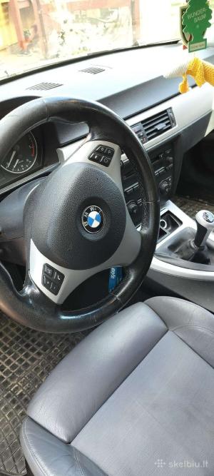 Black BMW 320 2006 in Vilkaviskis, with an engine capacity of 2.00 L and mileage of 320 thousand km for 2100 €, photo 8 on AUTOMOTO.COM.LV