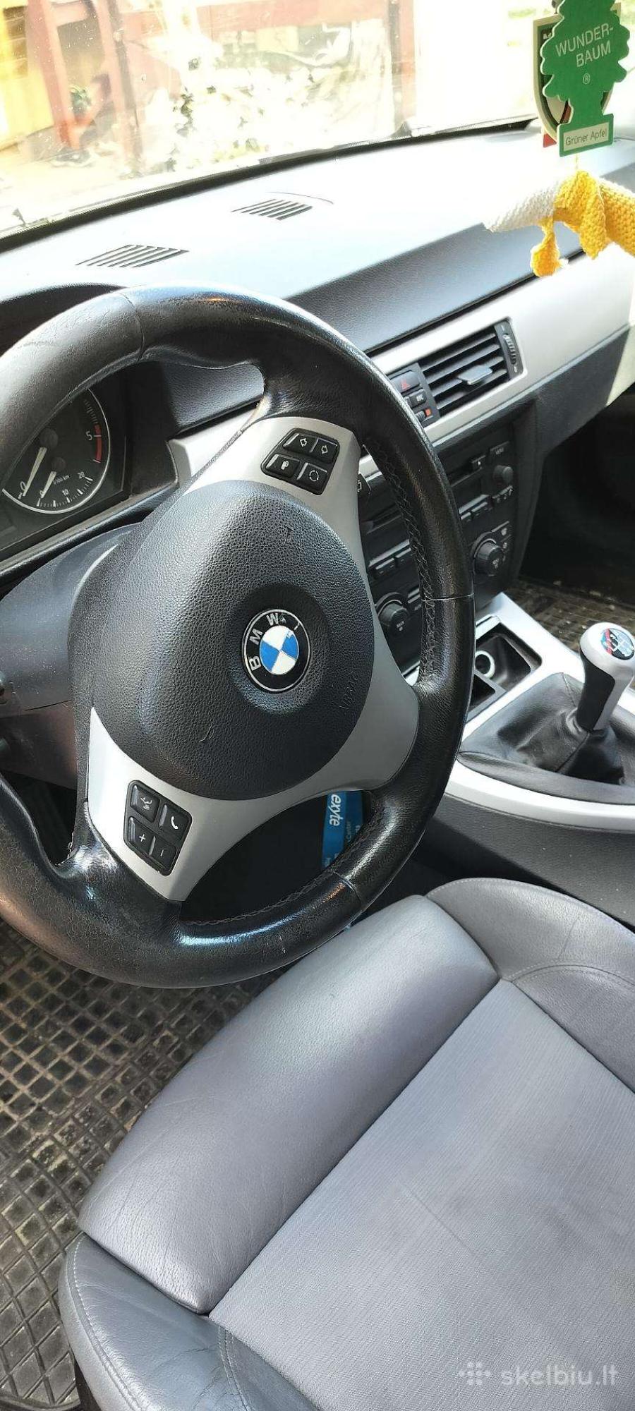 Black BMW 320 2006 in Vilkaviskis, with an engine capacity of 2.00 L and mileage of 320 thousand km for 2100 €, photo 8 on AUTOMOTO.COM.LV