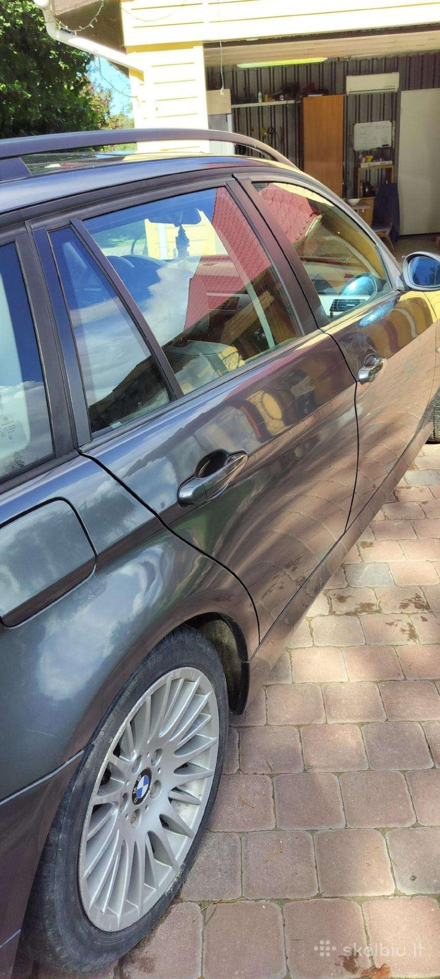 Black BMW 320 2006 in Vilkaviskis, with an engine capacity of 2.00 L and mileage of 320 thousand km for 2100 €, photo 10 on AUTOMOTO.COM.LV