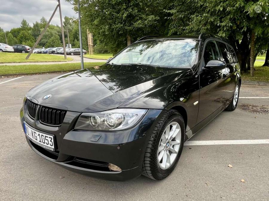 Black BMW 320 2006 in Kaunas, with an engine capacity of 2.00 L and mileage of 335 thousand km for 3600 €, photo 10 on AUTOMOTO.COM.LV