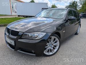 Black BMW 320 2006 in Daugavpils, with an engine capacity of 2.00 L and mileage of 313 thousand km for 4950 €, photo 3 on AUTOMOTO.COM.LV