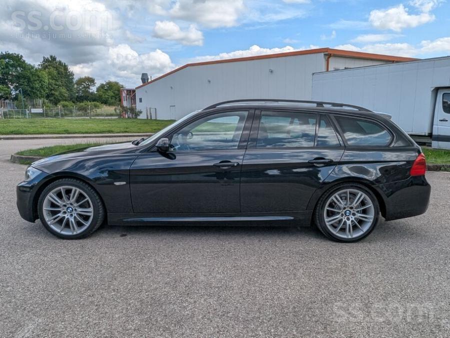 Black BMW 320 2006 in Daugavpils, with an engine capacity of 2.00 L and mileage of 313 thousand km for 4950 €, photo 6 on AUTOMOTO.COM.LV