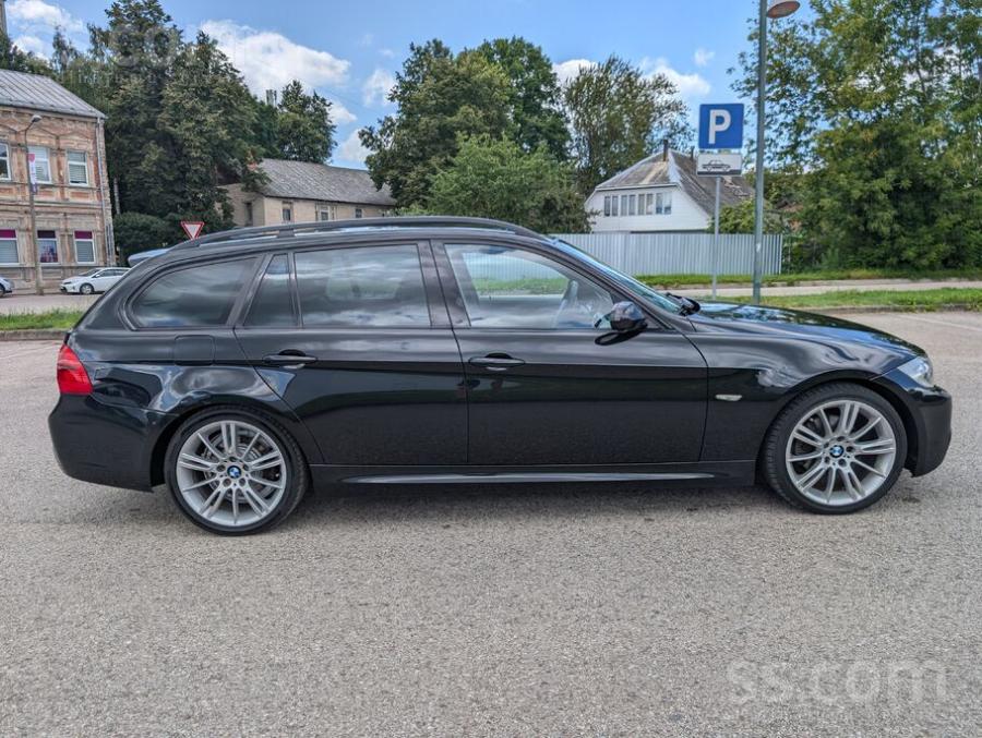 Black BMW 320 2006 in Daugavpils, with an engine capacity of 2.00 L and mileage of 313 thousand km for 4950 €, photo 7 on AUTOMOTO.COM.LV